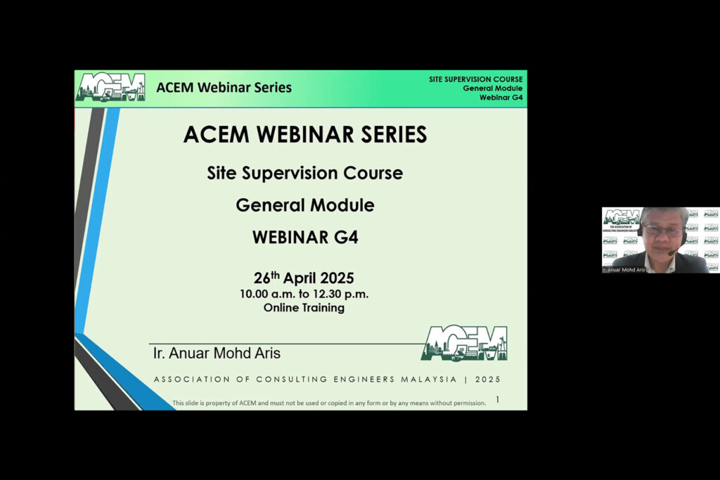 ACEM Site Supervision Course (General Module) 2025